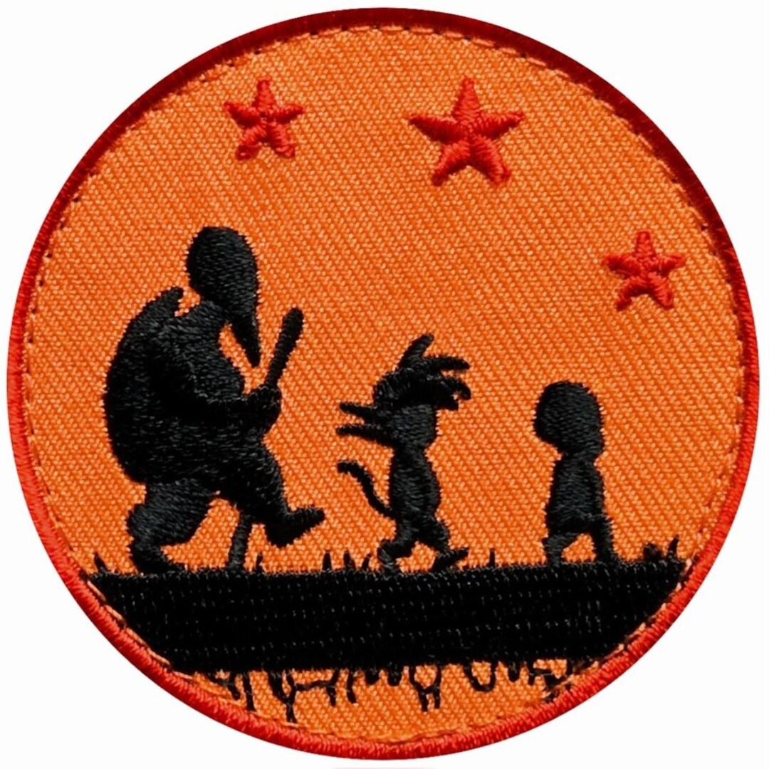 Saiyan Warrior Heroes on Adventure Patch - 2.5 X 2.5 Inch Hook Fastener Backing - Etsy