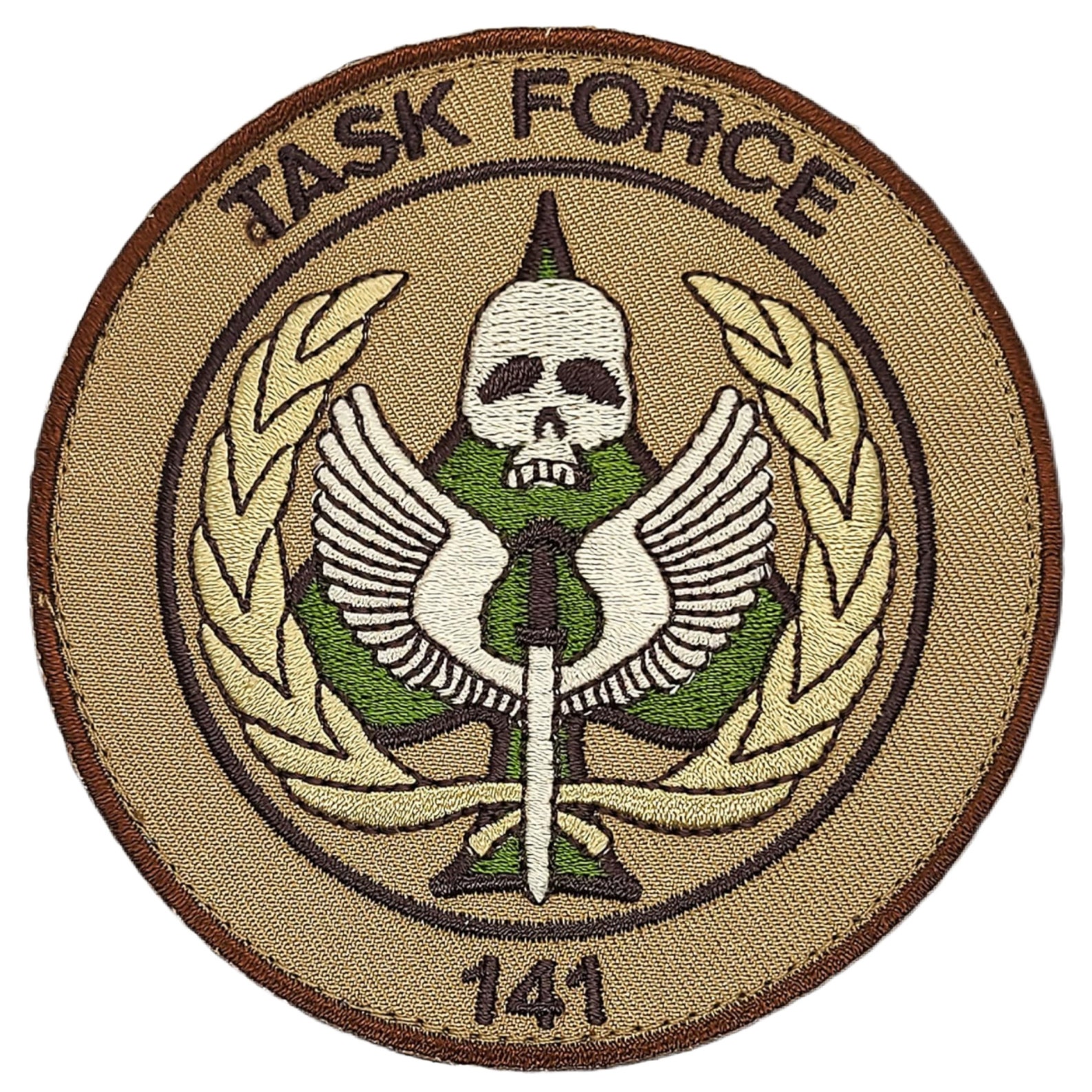 Call Duty Task Force 141 Logo Morale Patch - Hook Fastener Backing P131 ...