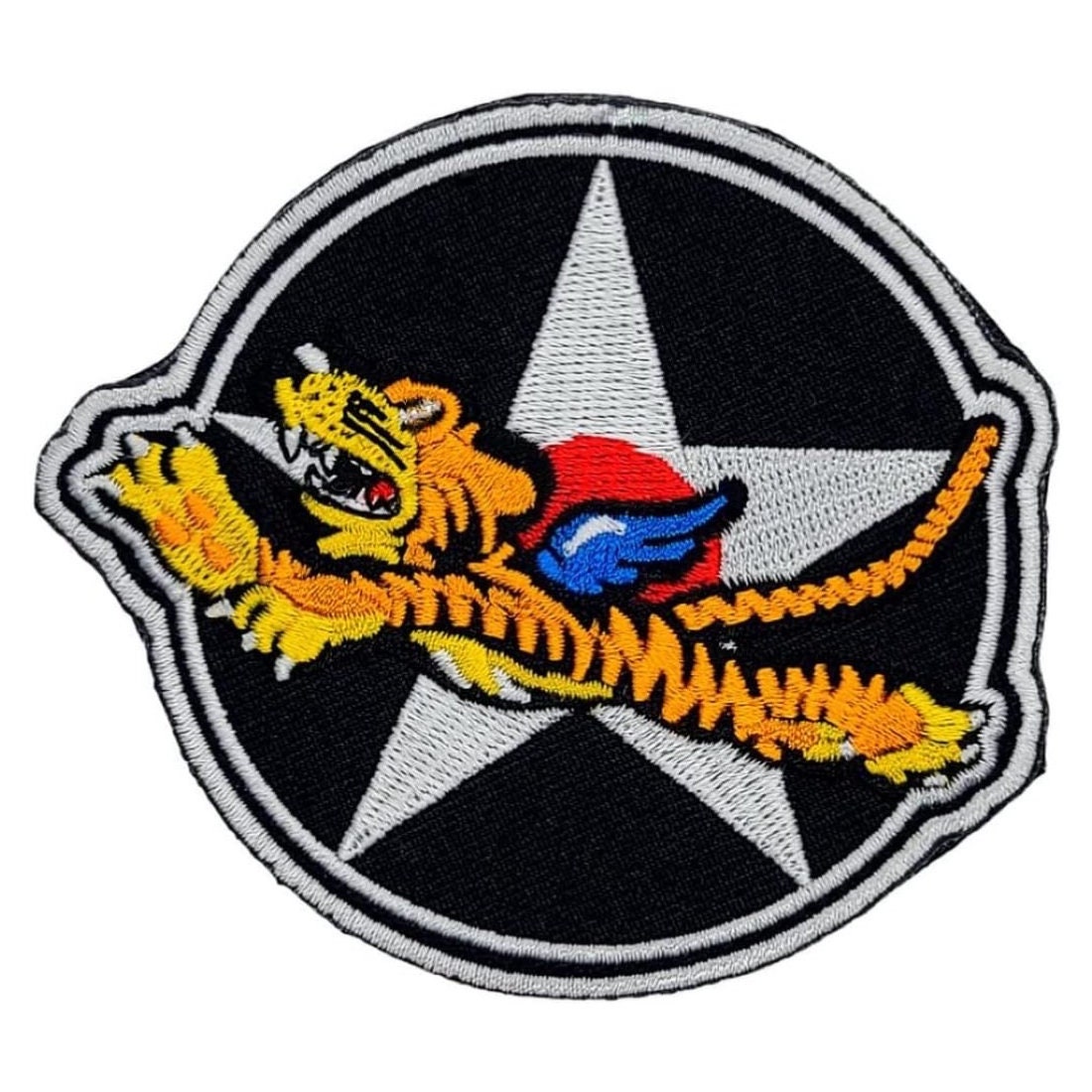 Flying Tigers Warhawk P40 Tactical Morale Patch - 3 X 3 Inch Hook ...