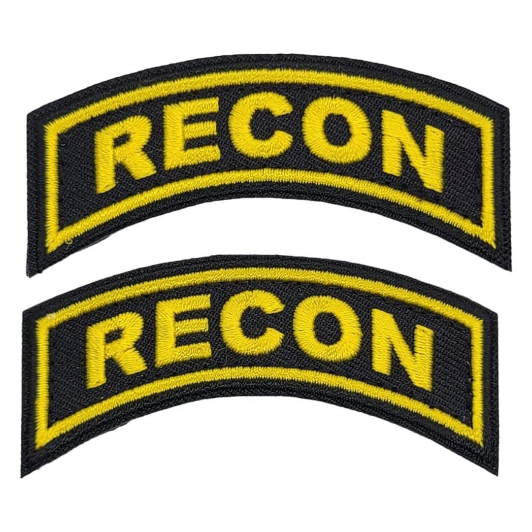 Recon Special Forces Tab 2pc Bundle - 2.75 X 1 Inch Hook Fastener ...