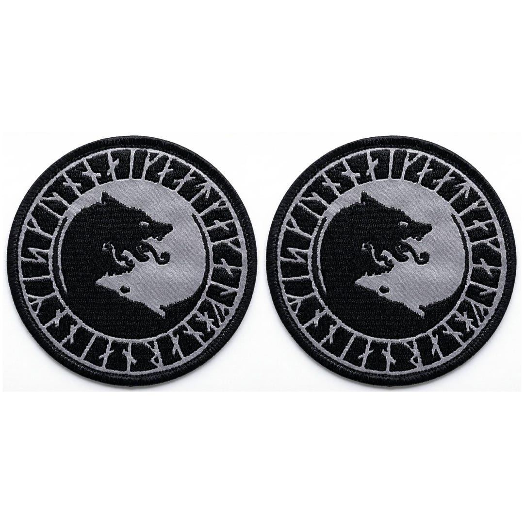 Viking Úlfhédnar No Mercy Only Violence Wolf Odin Reflective Patch - 3. ...