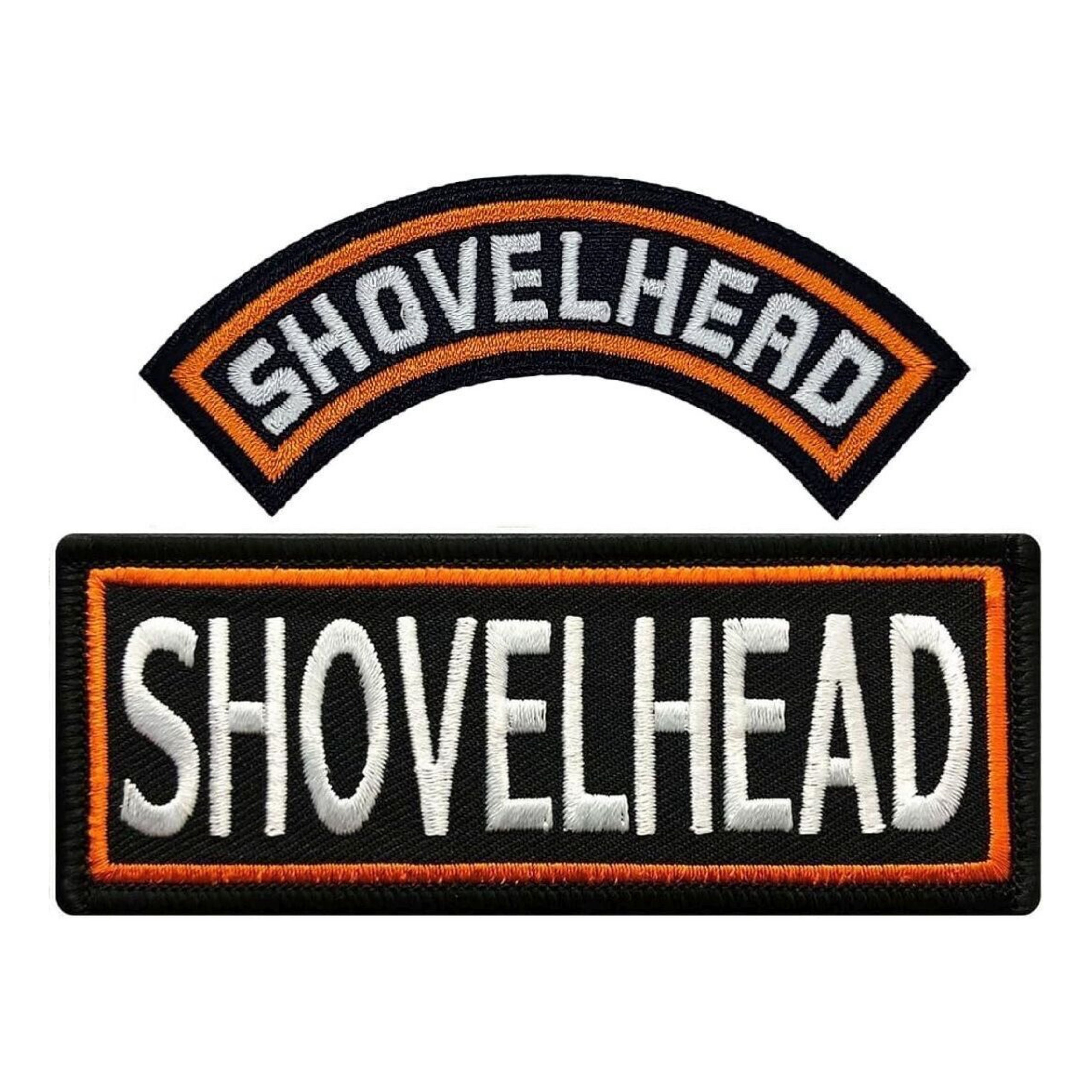 Shovelhead Embroidered Biker Chopper Patch - 2pc Iron on or Sew On - Etsy