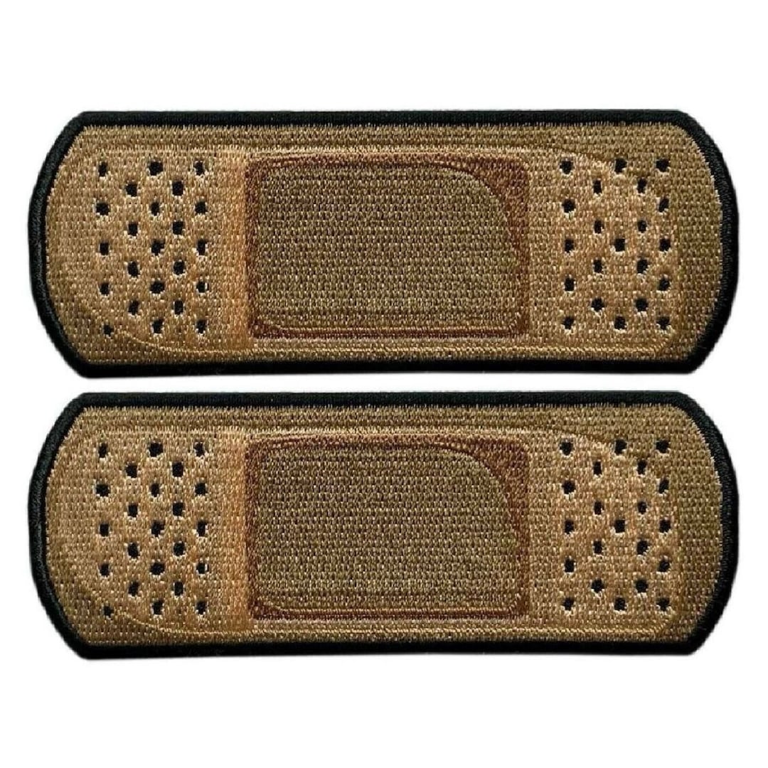 Band Aid First Aid Patch - 2pc 4 X 1.5 Inch Iron on or Sew on Backing ...