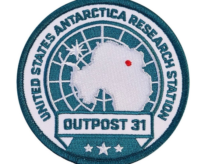 The Thing 1982 Outpost 31 Antarctica Expedition 8cm Movie Patch Sew ...