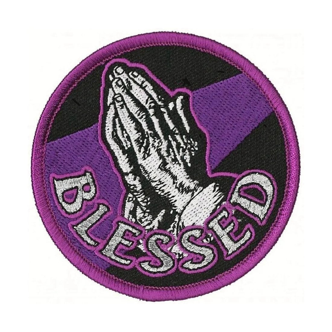 Blessed Praying Hands Christian God Embroidered Patch - 3 X 3 Inch Iron on or Sew On - Etsy