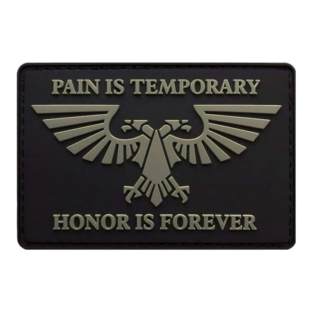 PVC Rubber Honor is Forever Tactical Patch Morale - 3 X 2 Inch Hook ...