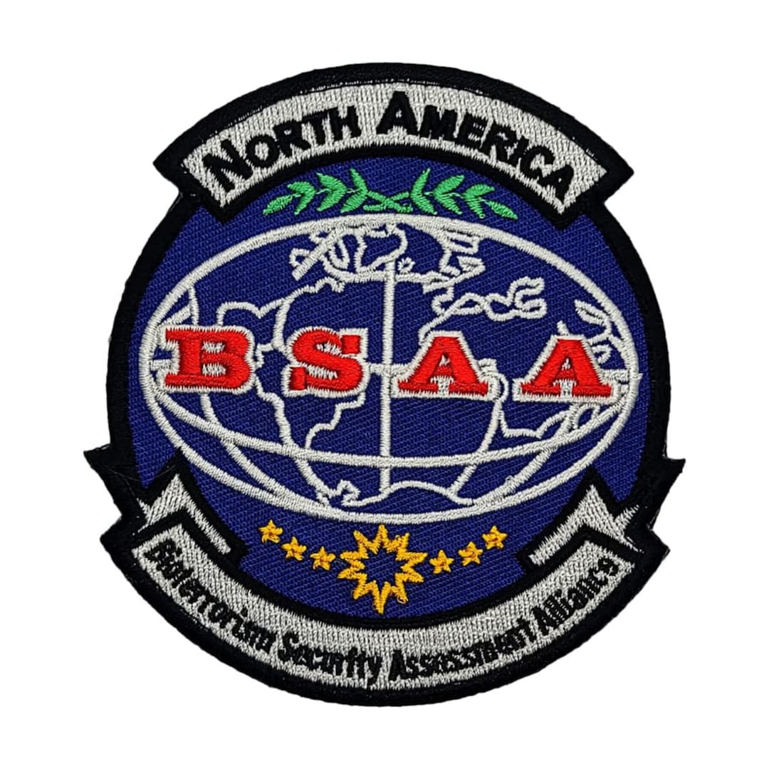 BSAA North America Logo Embroidered Patch - 4 X 3.5 Inch Iron on or Sew ...