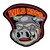 Drop Bomb Shark Face With Teeth Jacket Vest Back Patch - 10 X 4 Inch ...