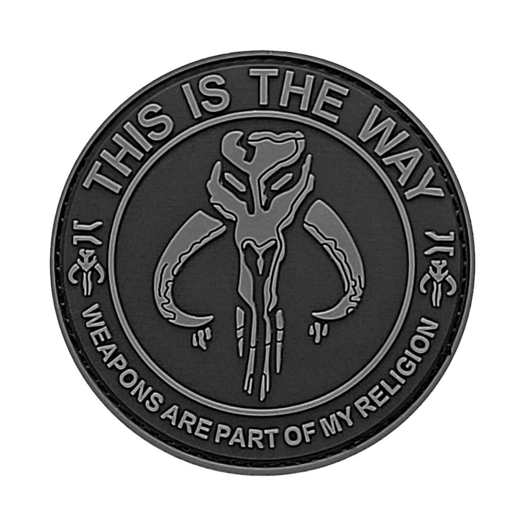 Weapons Are Part of My Religion 3D PVC Rubber Patch - 3 X 3 Inch Hook ...