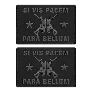 Si Vis Pacem Para Bellum Tactical PVC Rubber Patch - 3 X 2 Inch Hook ...