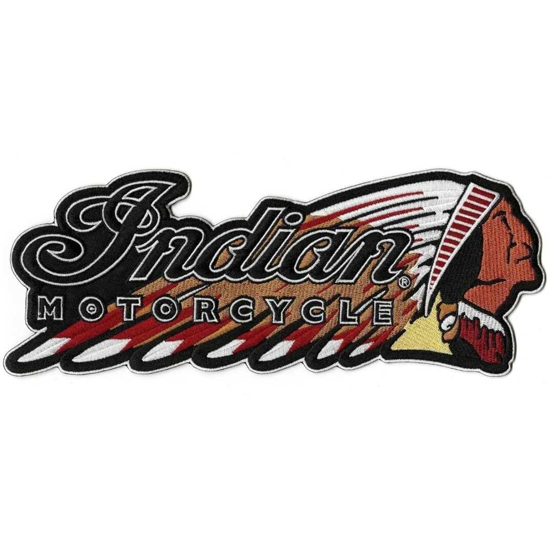 INDIAN Warbonnet Jacket Vest Back Patch - 11.5 X 4.25 Inch Iron on or ...
