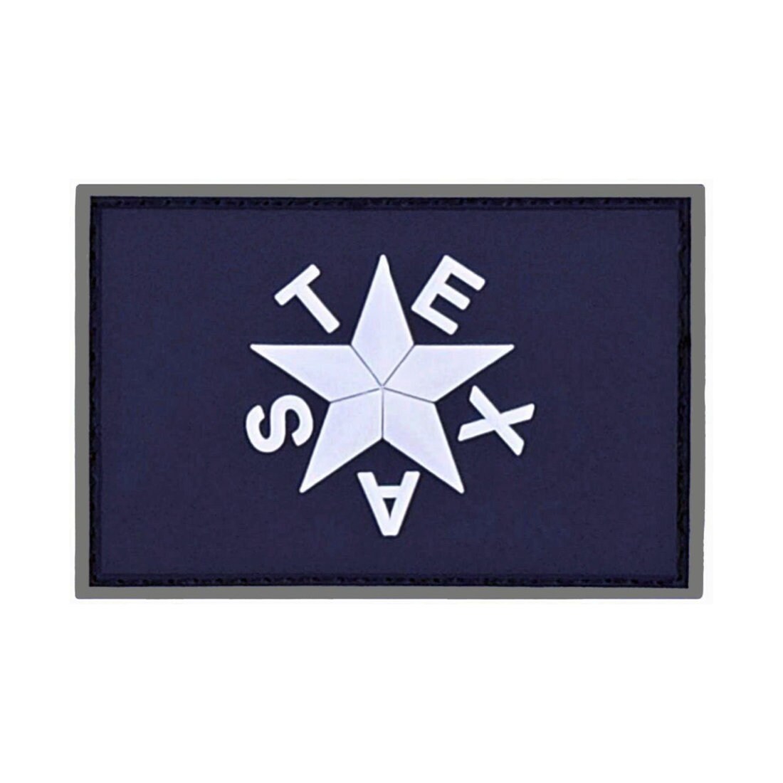 Texas Star Flag Revolution PVC Rubber Patch - 2pc 3 X 2 Inch Hook ...