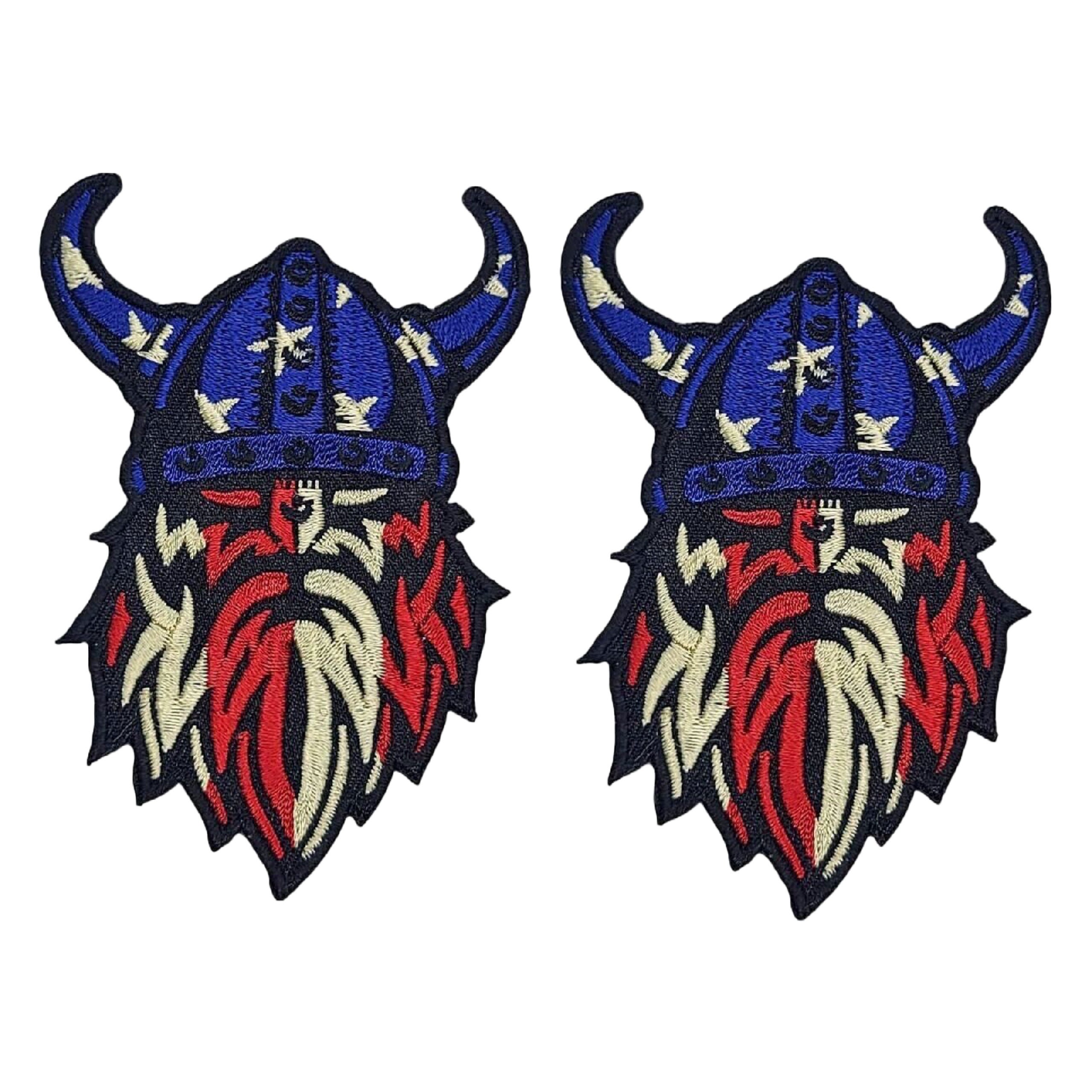 Odin Viking God Odin We Trust Embroidered Patch - 2pc 2.25 X 3.5 Inch ...