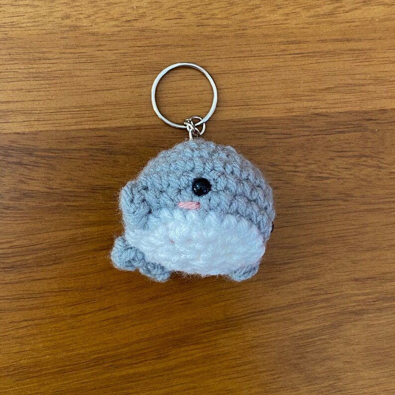 Crochet Whale Keychain - Etsy