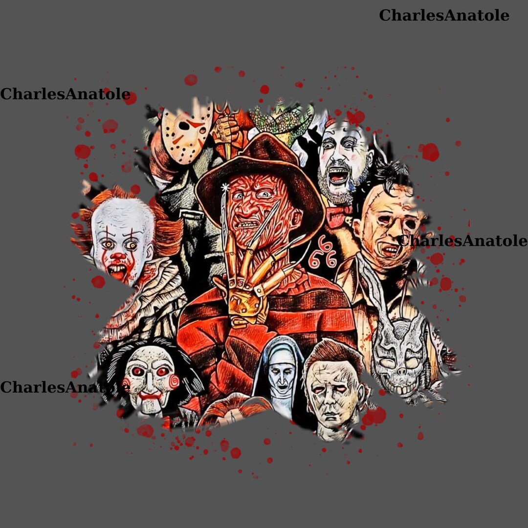 Killers Friends Png, Movie Killer Png, Scary Halloween Png, Horror ...