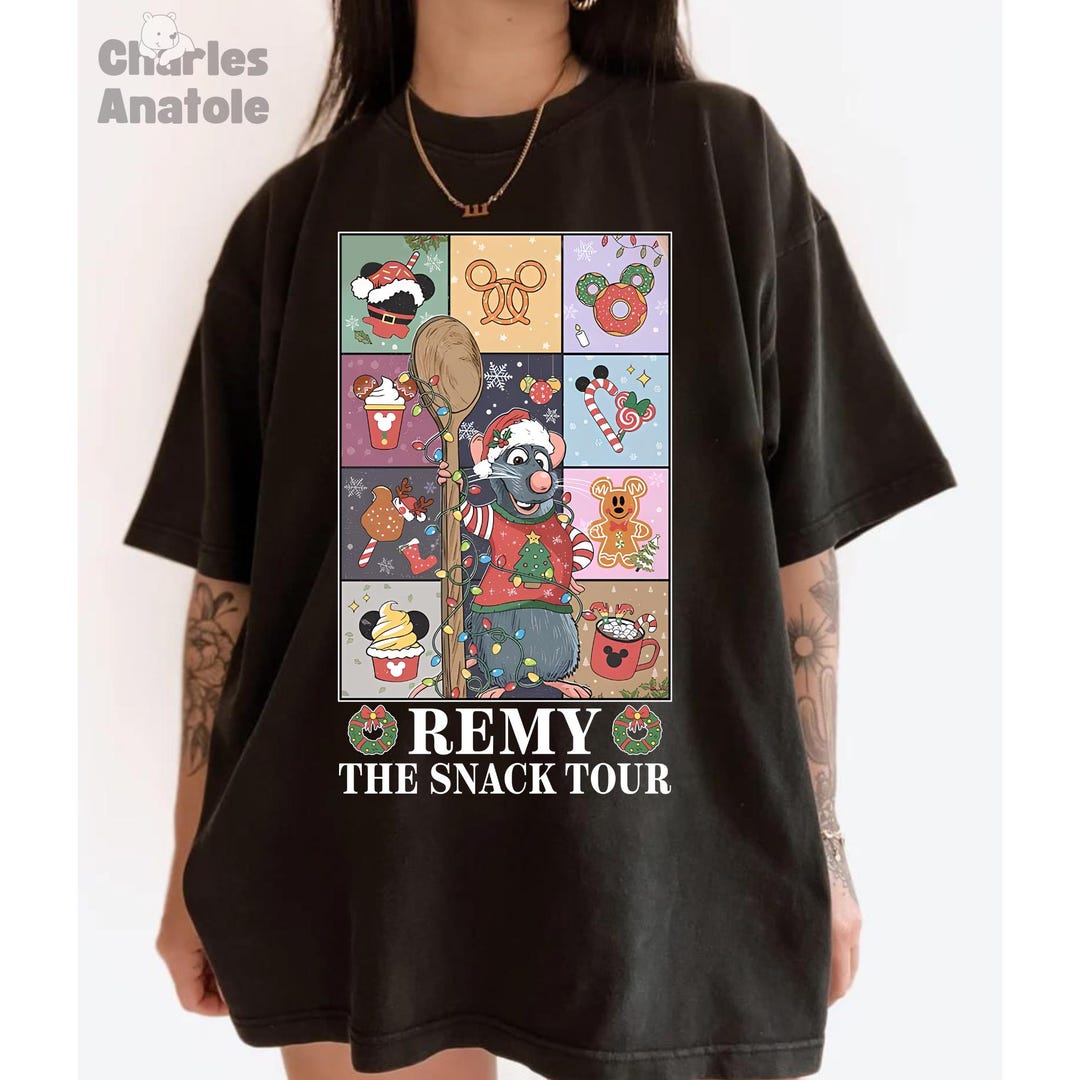 Remy the Snack Tour Christmas Png, Disney Ratatouille Little Chef WDW ...