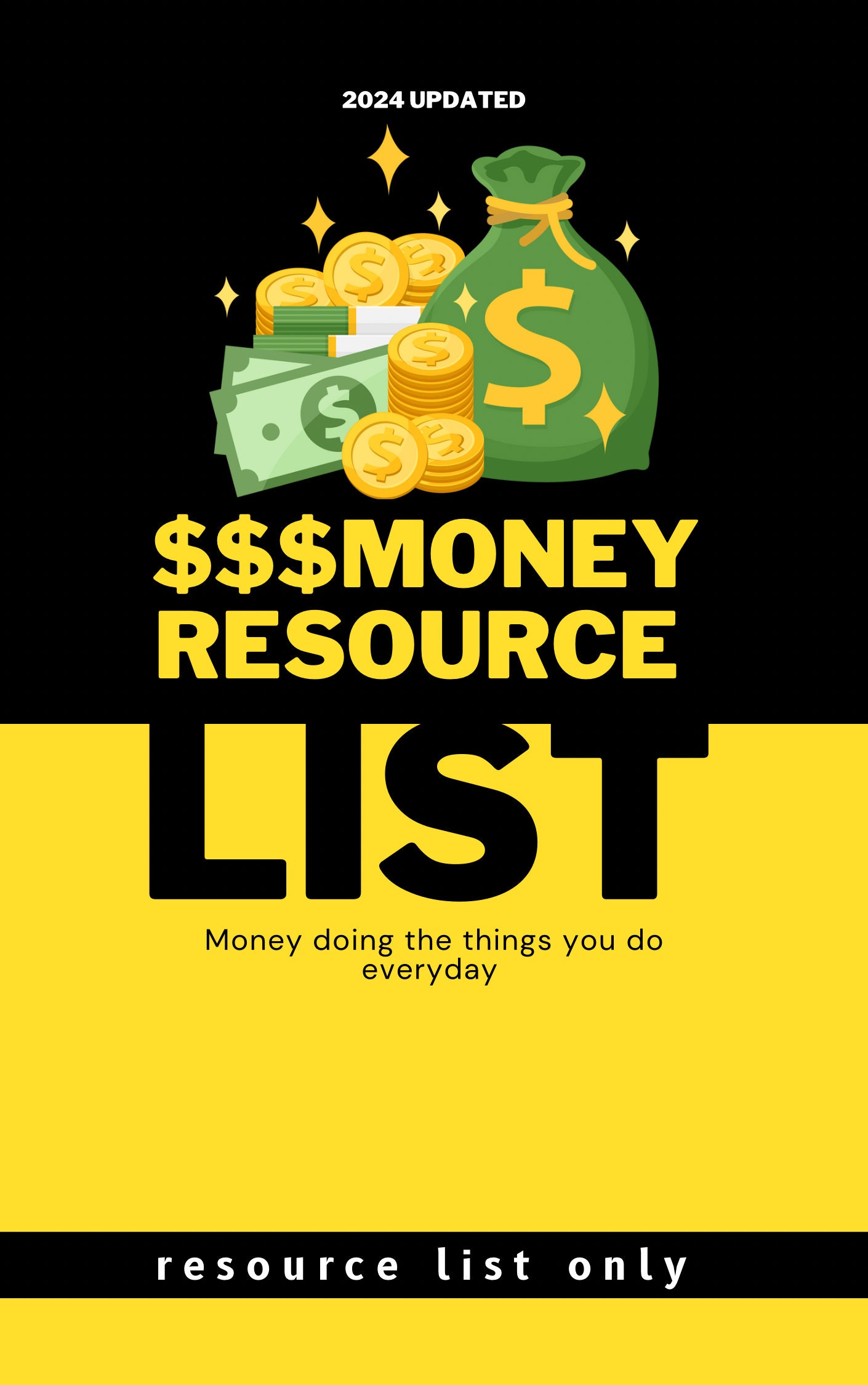 Money Resource List Perks Plus Listmoney Challenge Bonus - Etsy
