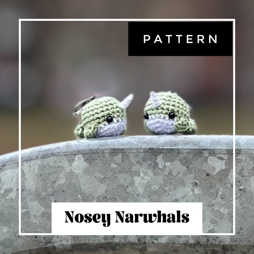 Nosey Narwhals Micro Crochet Pattern - Etsy