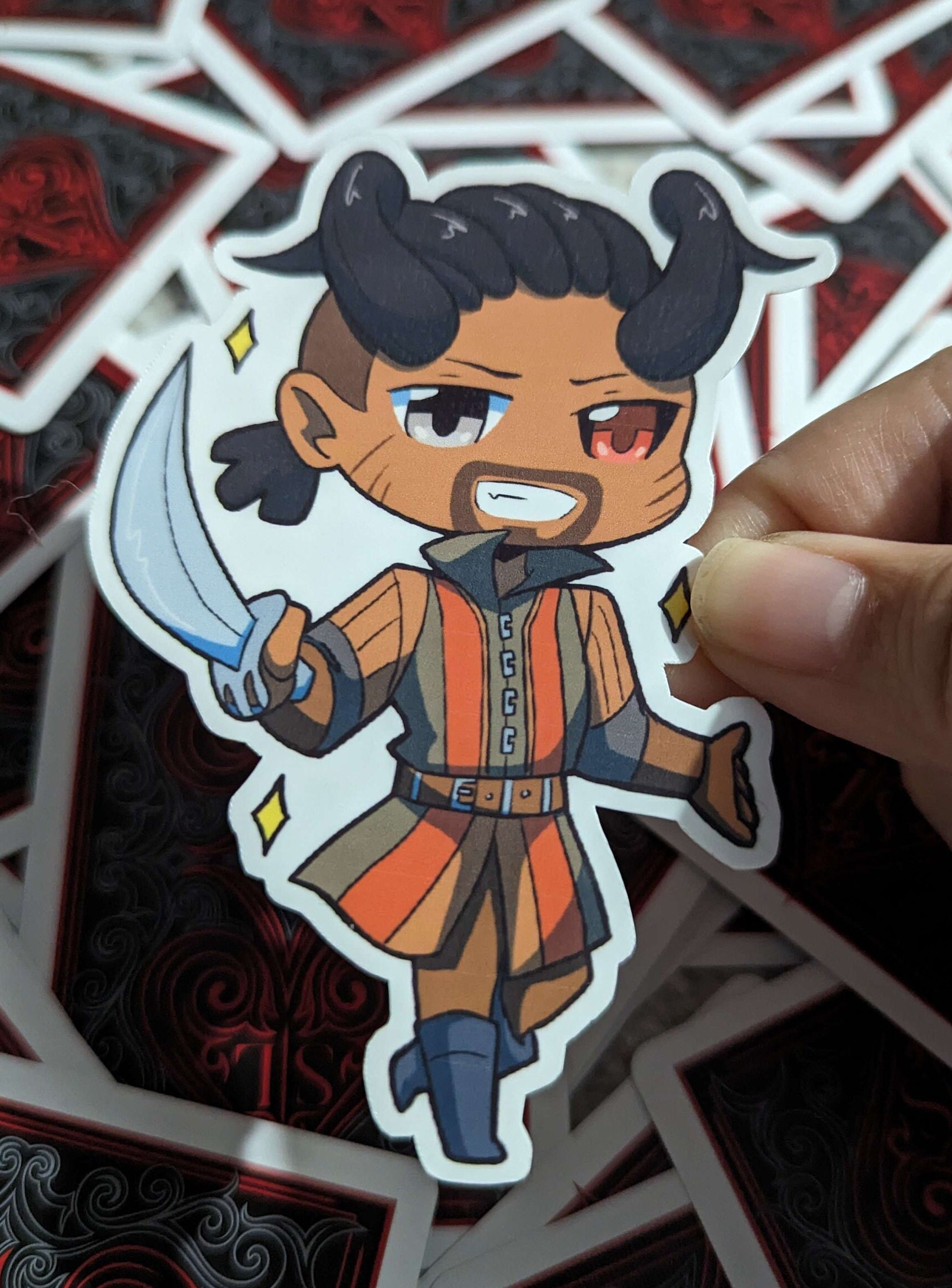 BG3 Chibi Stickers - Etsy