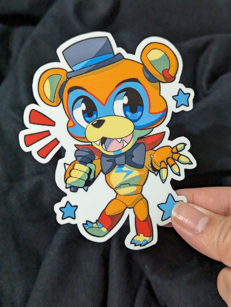 Glam Rock FNAF Stickers - Etsy