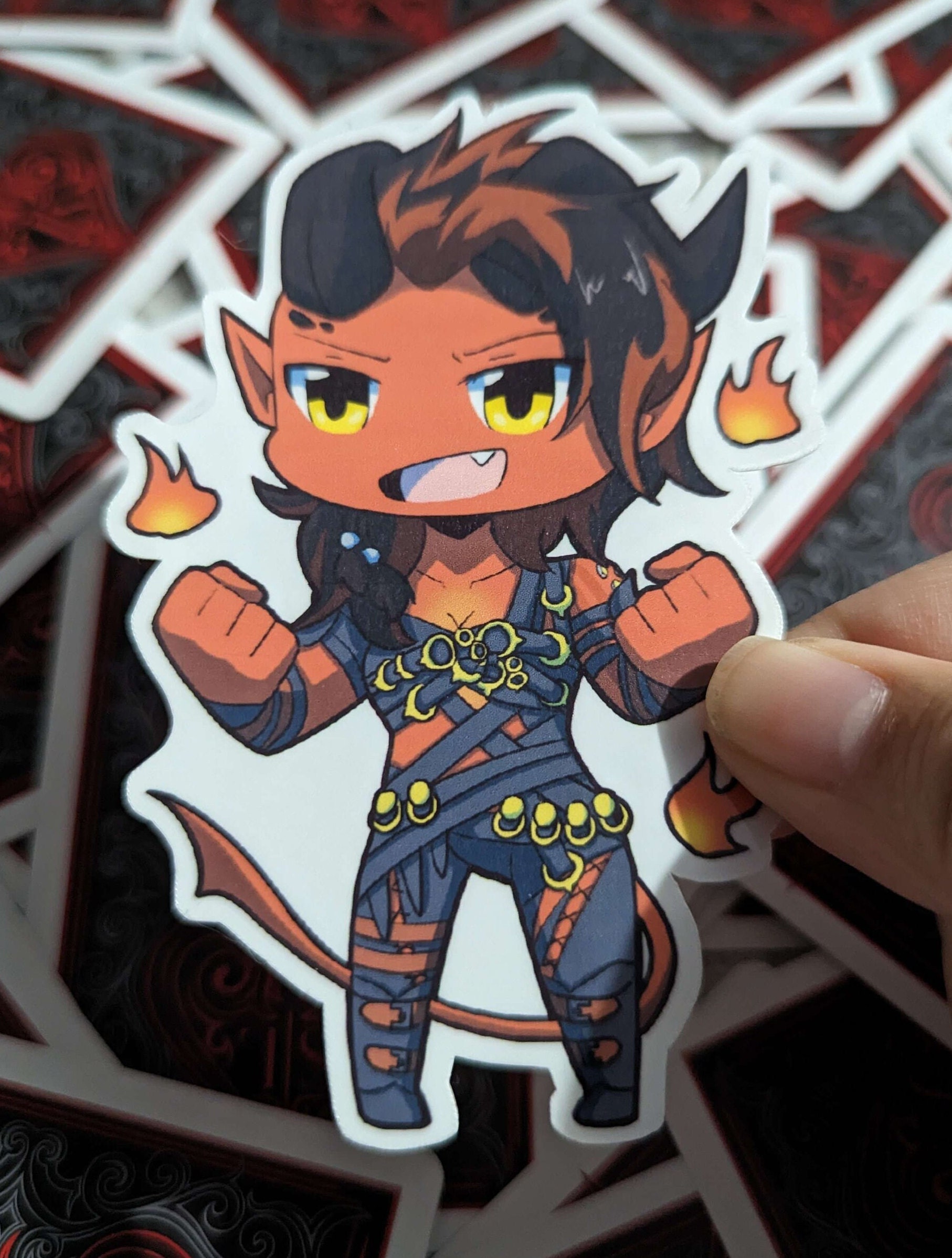 BG3 Chibi Stickers - Etsy