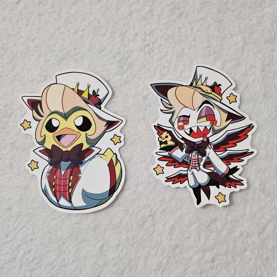 Lucifer and Ducky Sticker - Etsy