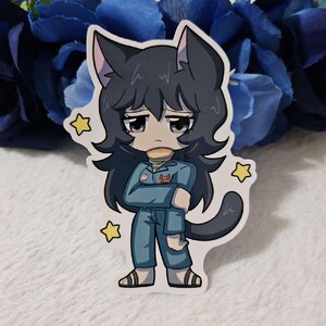 Neko Mouthwashing Chibi Stickers - Etsy