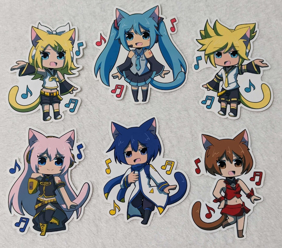 Vocaloid Chibi Stickers - Etsy Canada