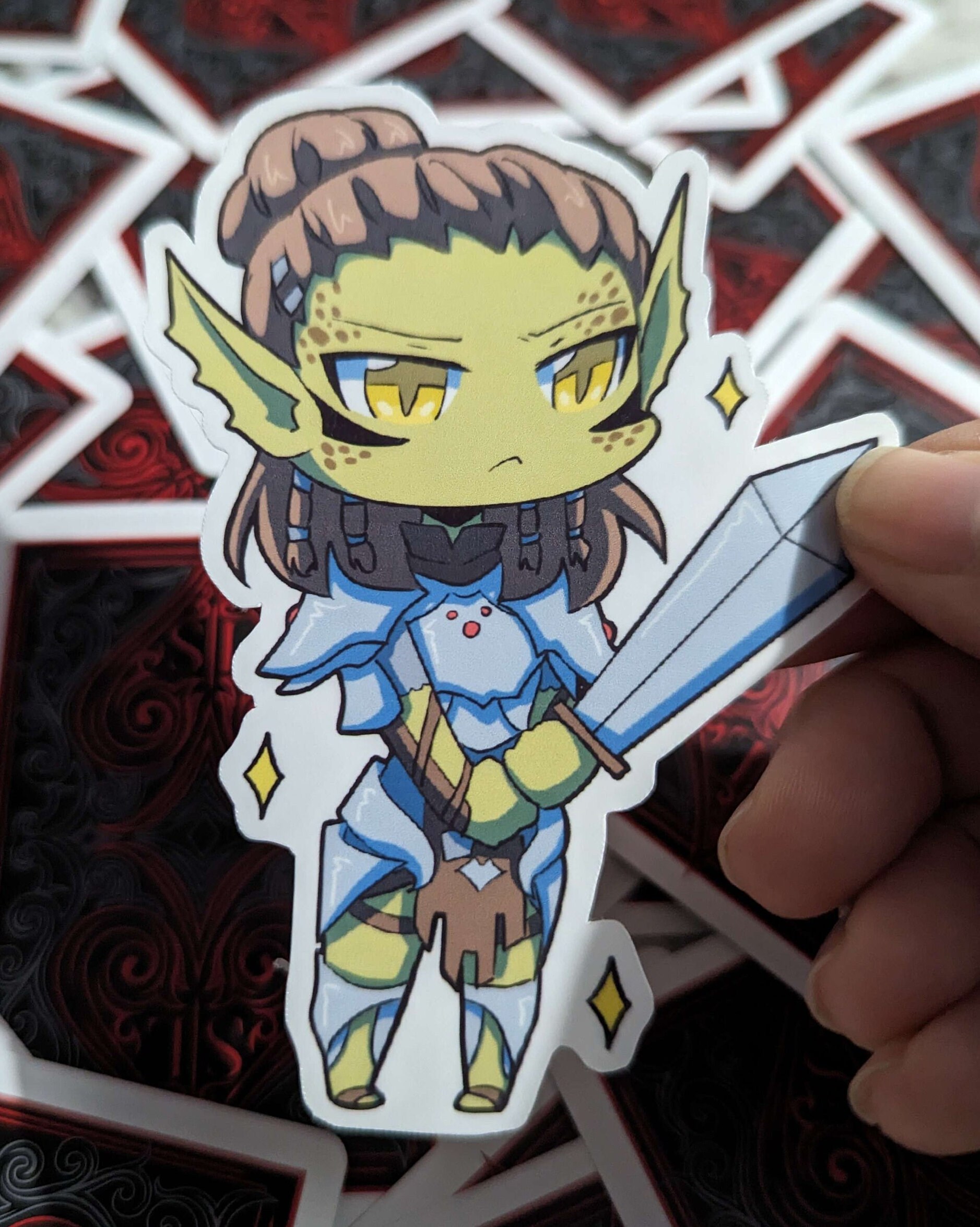 BG3 Chibi Stickers - Etsy
