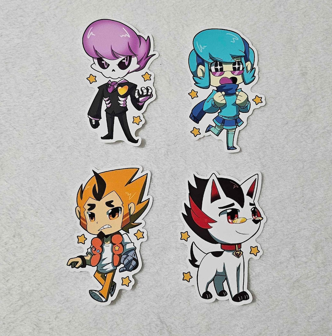 Mystery Skulls Chibi Stickers - Etsy