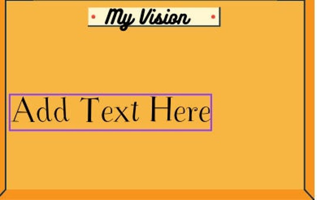 Customizable Vision Board - Etsy