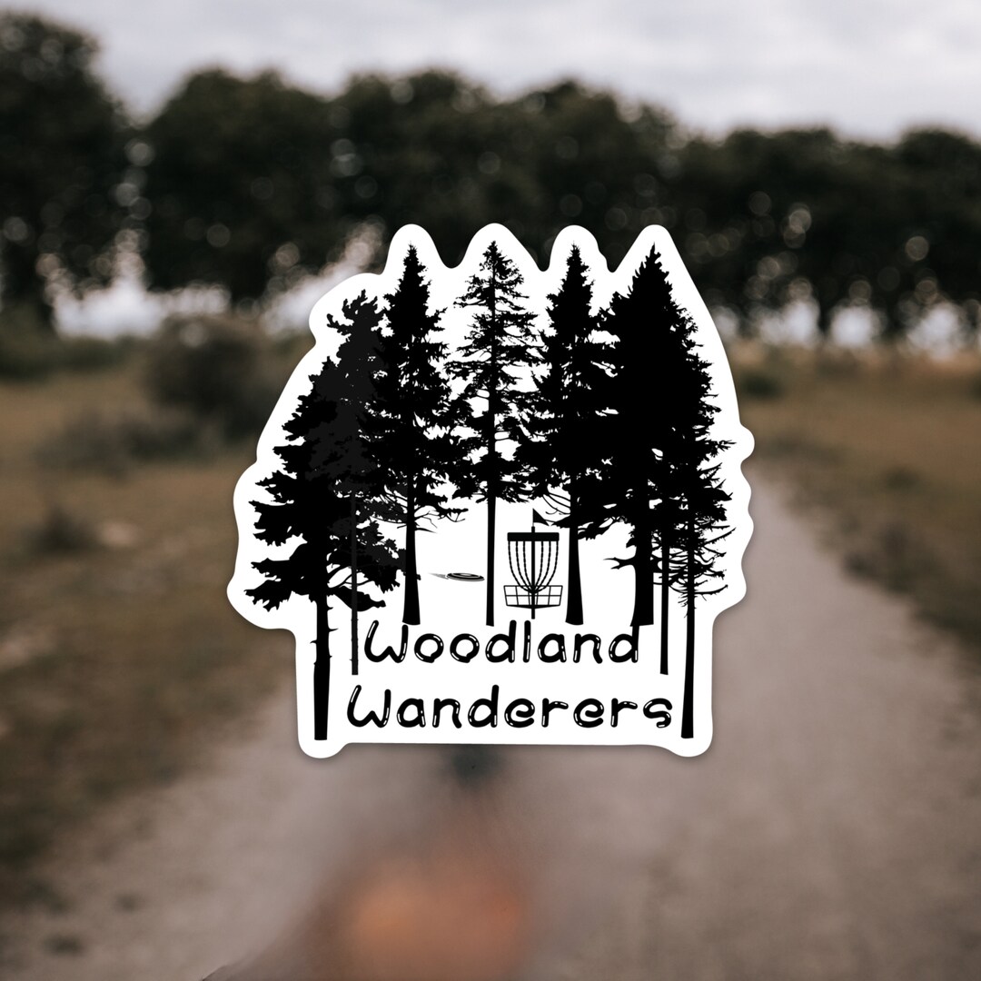Woodland Wanderers Disc Golf Sticker - Etsy