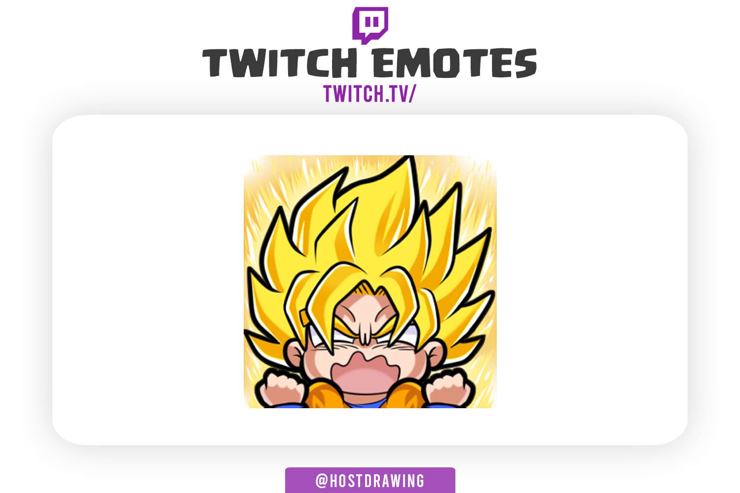 Warrior Z Rage Twitch Youtube Discord Emote | Chibi Emotes | DB Emotes ...