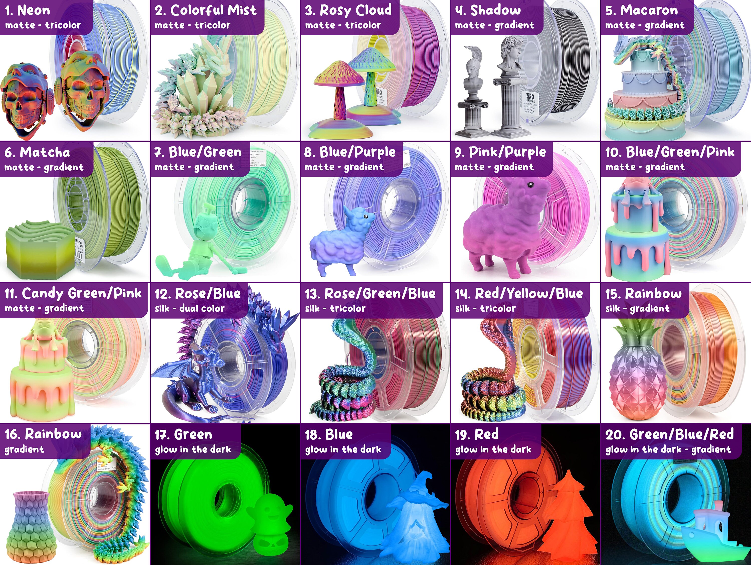 Axolotl Tadpole Flexi 3D Printed Toy Layers in Green - Etsy