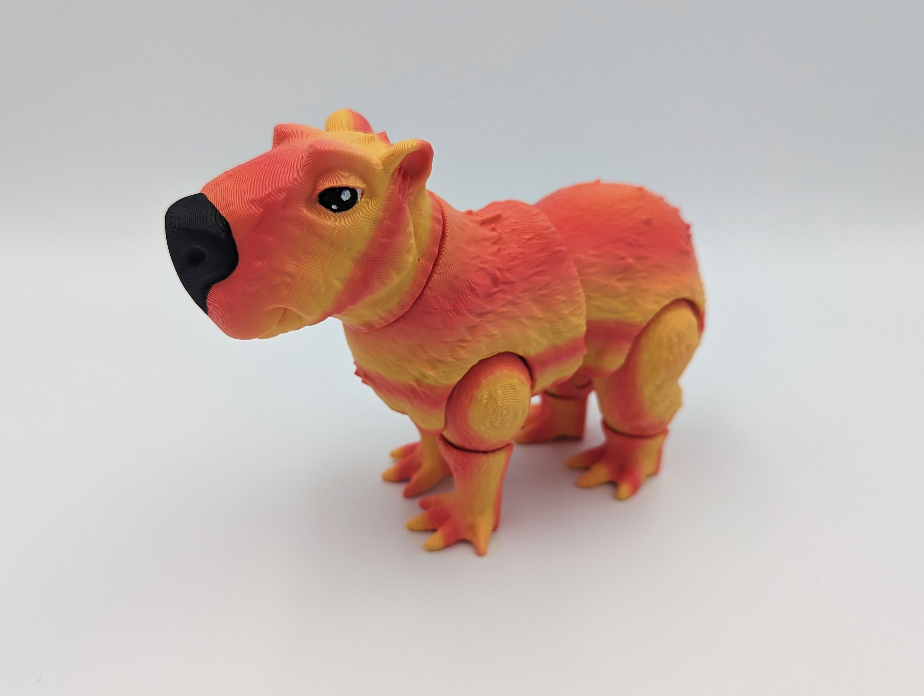 Capybara Flexi 3D Printed Toy Matmire Makes - Etsy