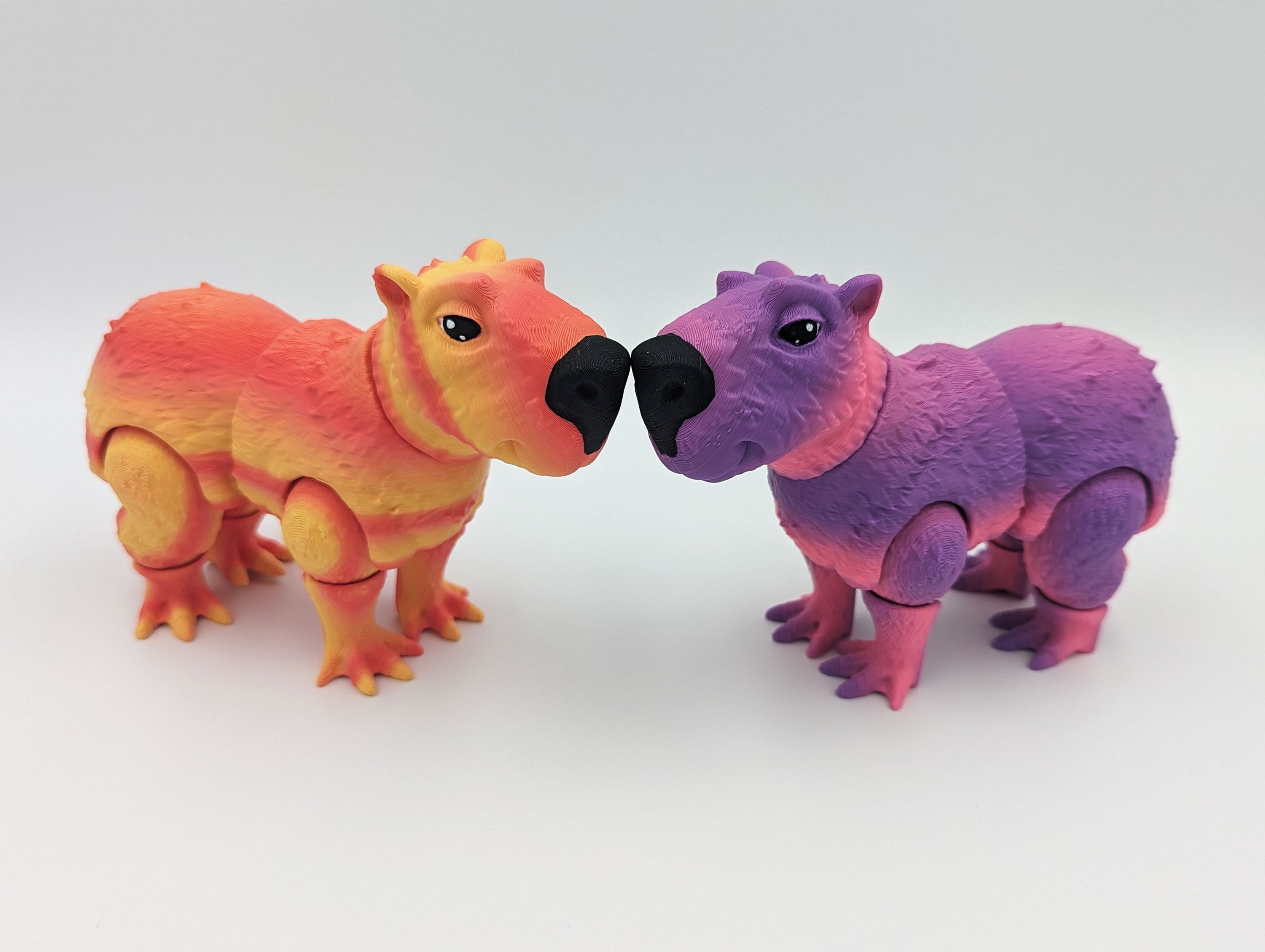 Capybara Flexi 3D Printed Toy Matmire Makes - Etsy