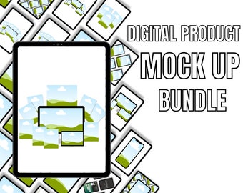 The Ultimate Digital Product Mock up Template Bundle (with Resell ...