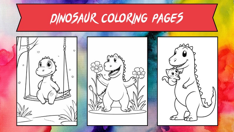 Dinosaur Coloring Sheets, Dinosaur Coloring Pages for Kids Printable ...