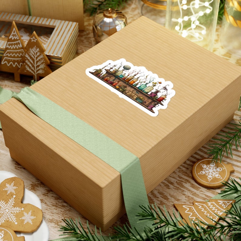 Whimsical Bottles Sticker Wizard's Shelf Sticker Magical Artifacts ...