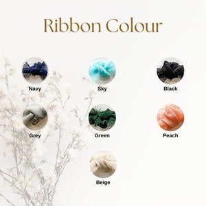 Personalised Wedding Name Place Cards With Ribbon - Etsy