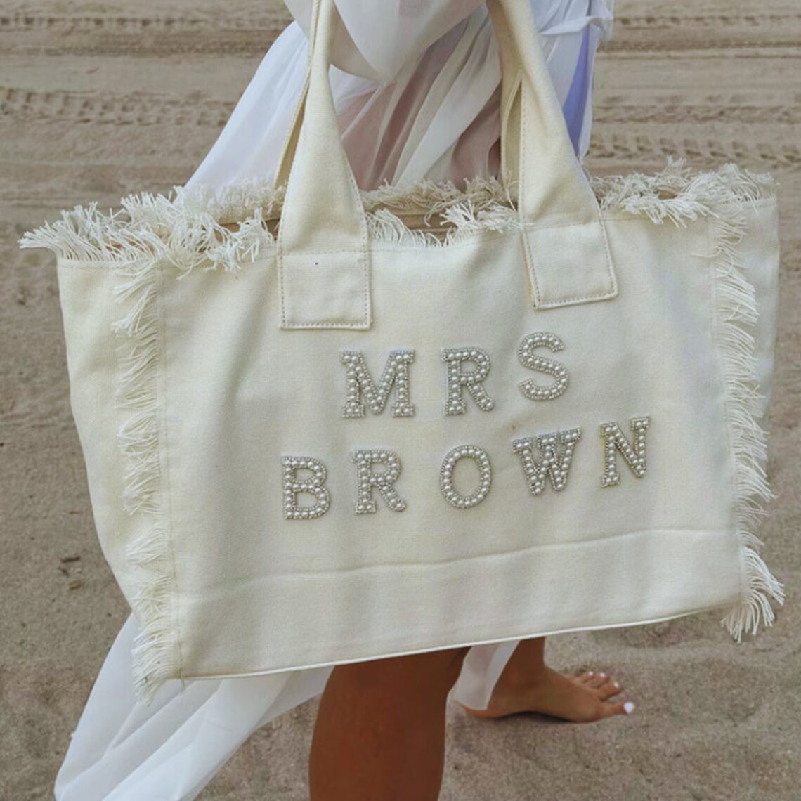 Personalised Mrs Tote Bag Bridal Shower Destination Wedding - Etsy