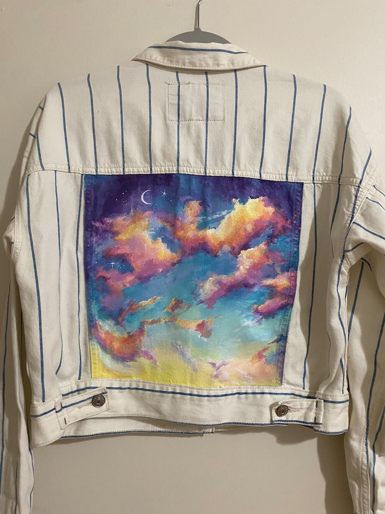 Custom Hand Made Painted Clothes.custom Jeans - Etsy