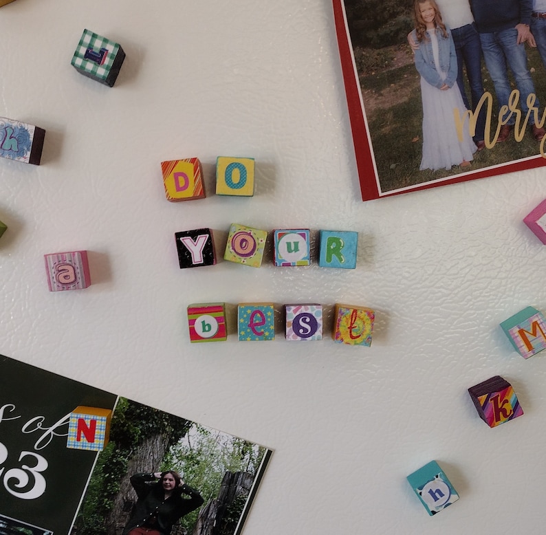 Alphabet Refrigerator Magnet Sets - Etsy
