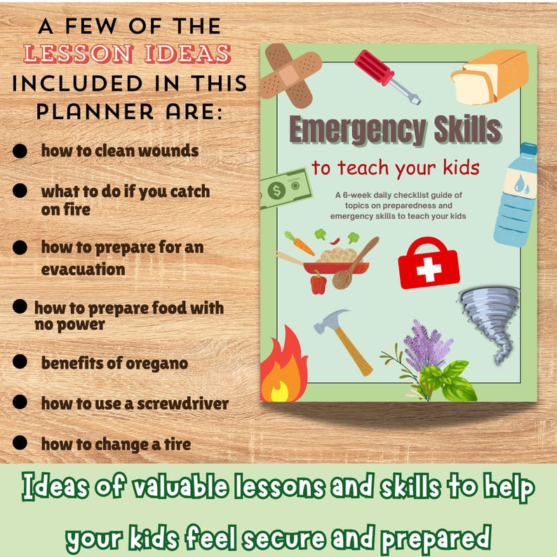 Emergency Skills to Teach Your Kids - Etsy