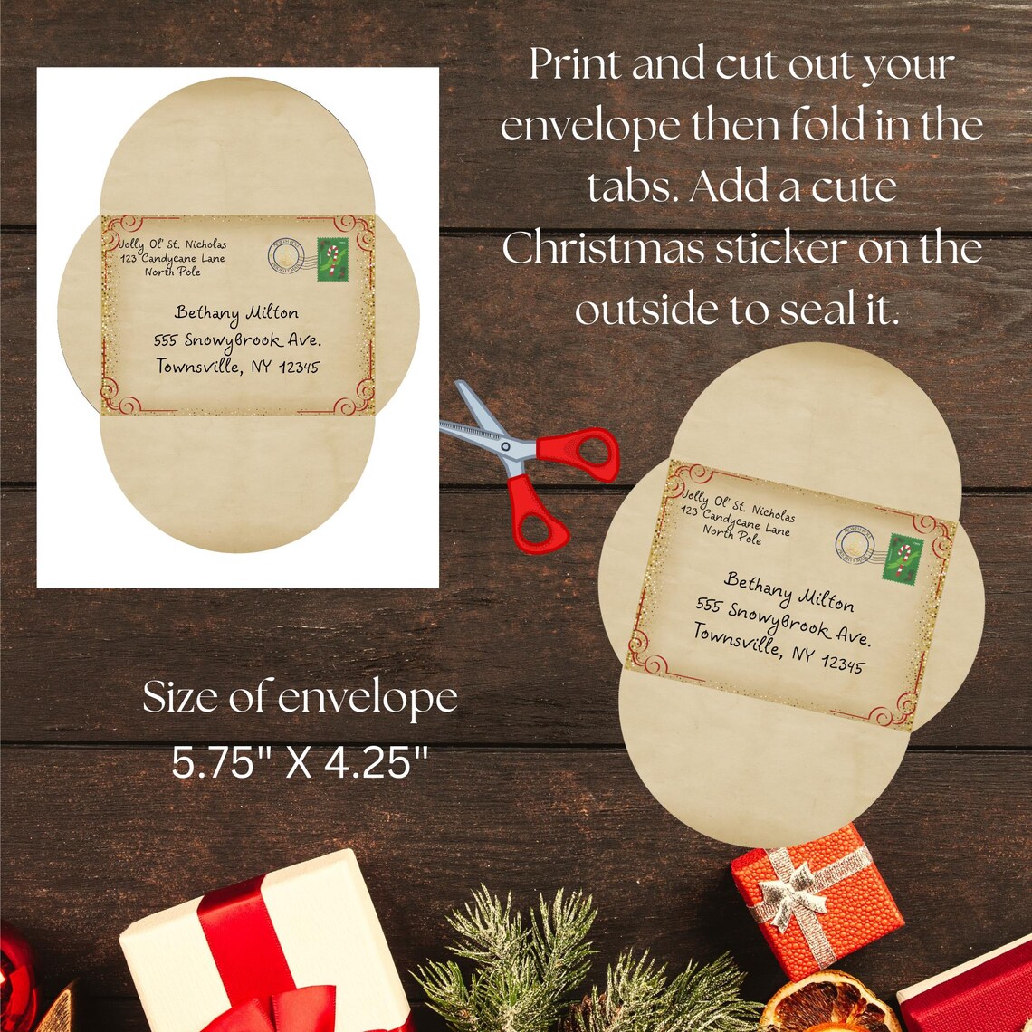 Editable Letter From Santa Kit: Christmas Letter, Tags, Certificate ...