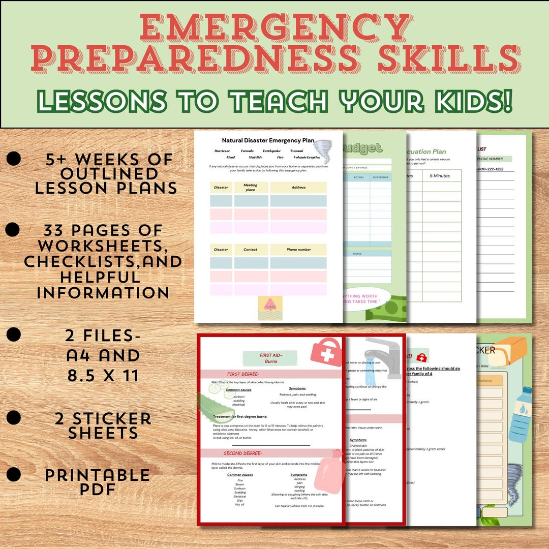 Emergency Skills to Teach Your Kids - Etsy