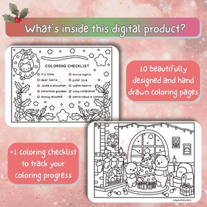 Merry & Bright Cute and Cozy Printable Christmas Coloring Pages Bold ...