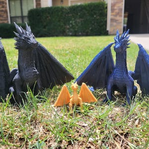 Realistic Fourth Wing Inspired 3D Printed Dragons - Etsy