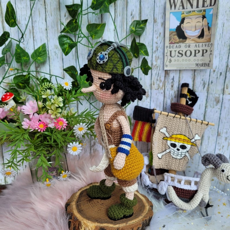 Usopp Amigurumi Digital Pattern - Etsy