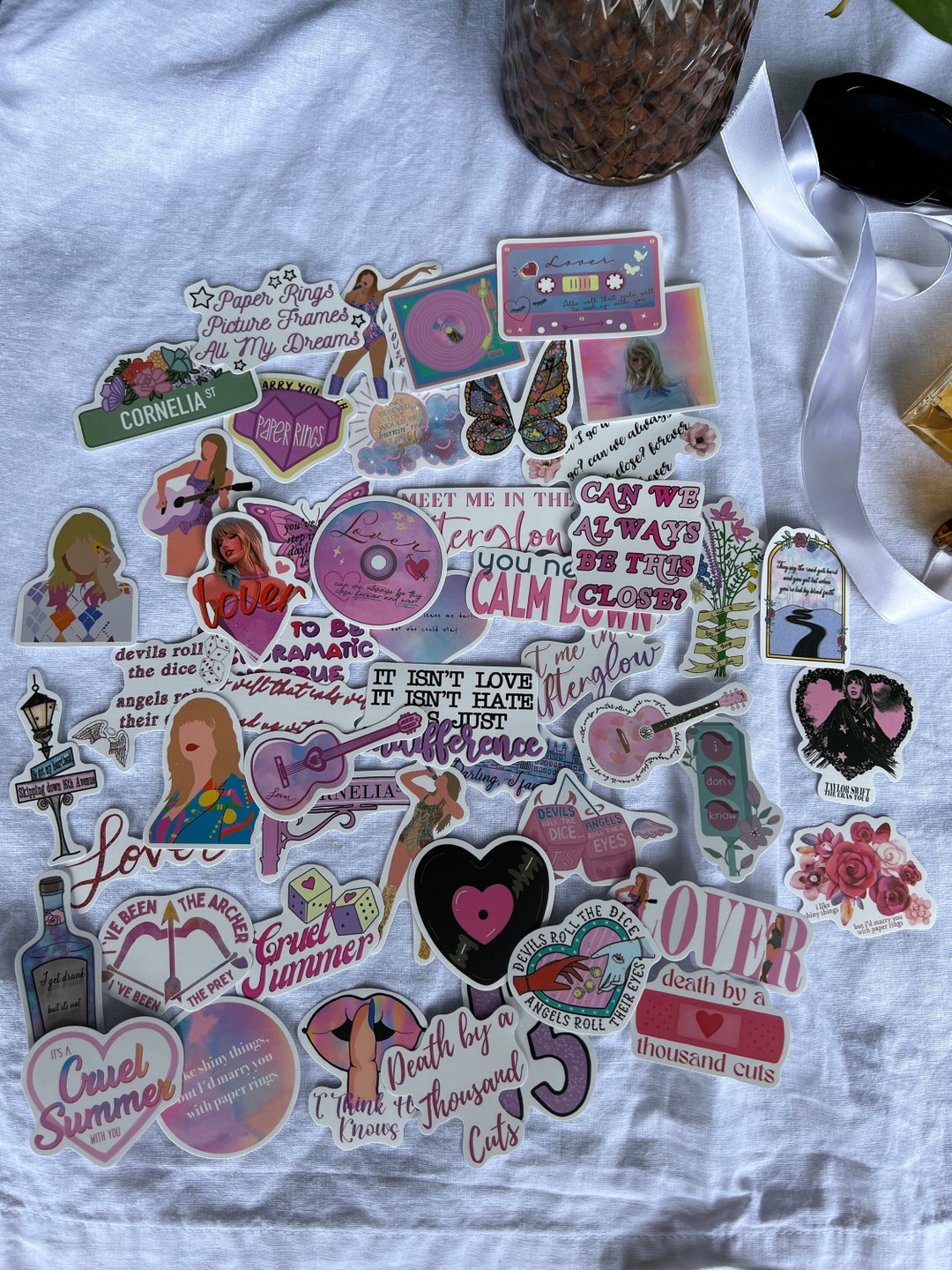 Taylor Swift Lover Themed Stickers Eras Tour - Etsy